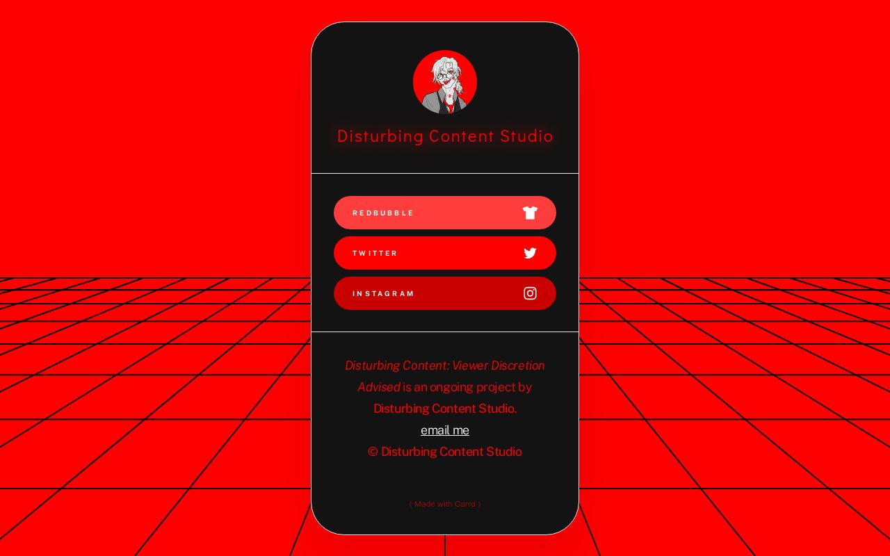 Disturbing Content Studio